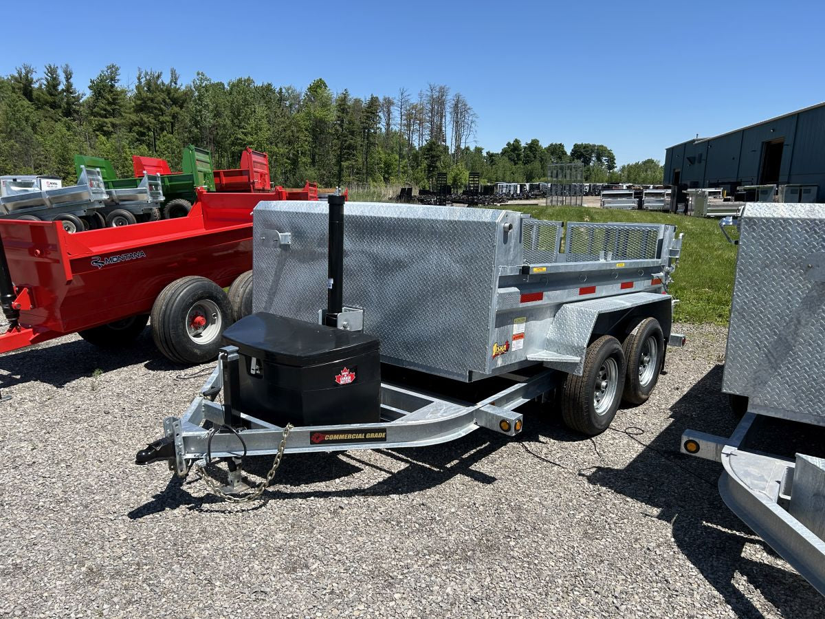 Miska Galvanized 5 Ton Ultra Low Pro Dump Trailer – Miska Trailers
