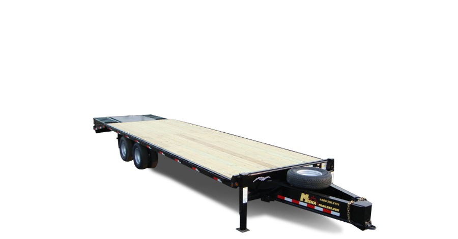 30 Ton Tag-a-long Equipment Float Trailer – Miska Trailers